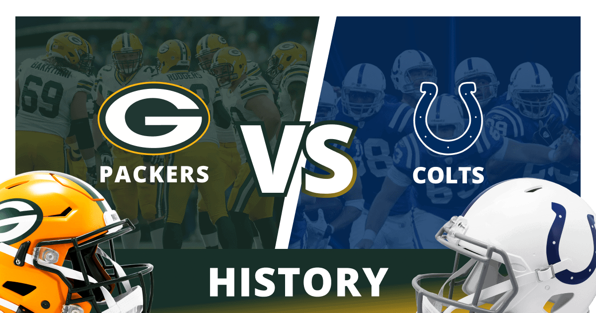 Packers vs Colts History & Stats Since 1950